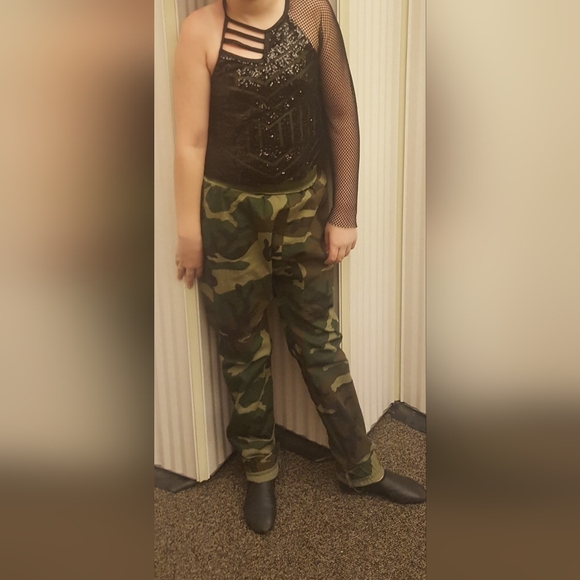 Curtain Call Costumes | Costumes | Kids Camouflage Dance Costume With ...